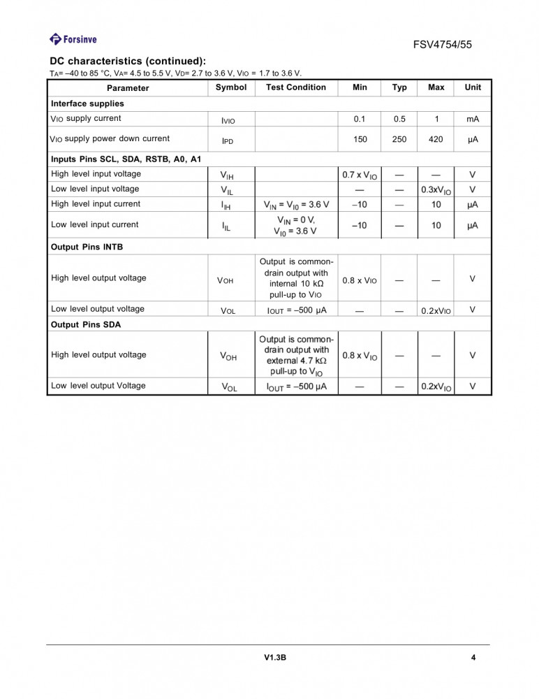 FSV4755 datasheet page 5