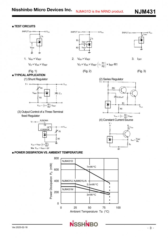 NJM431 technical document page 3