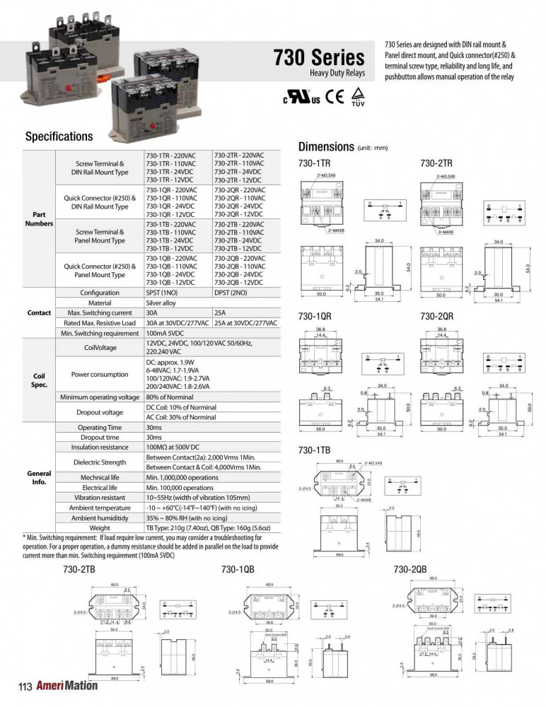 730 Series product documentation image