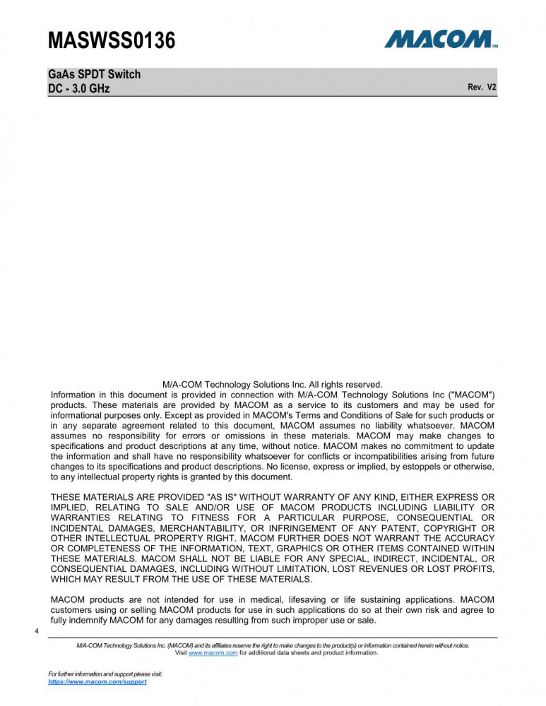 MASWSS0136 datasheet page 4