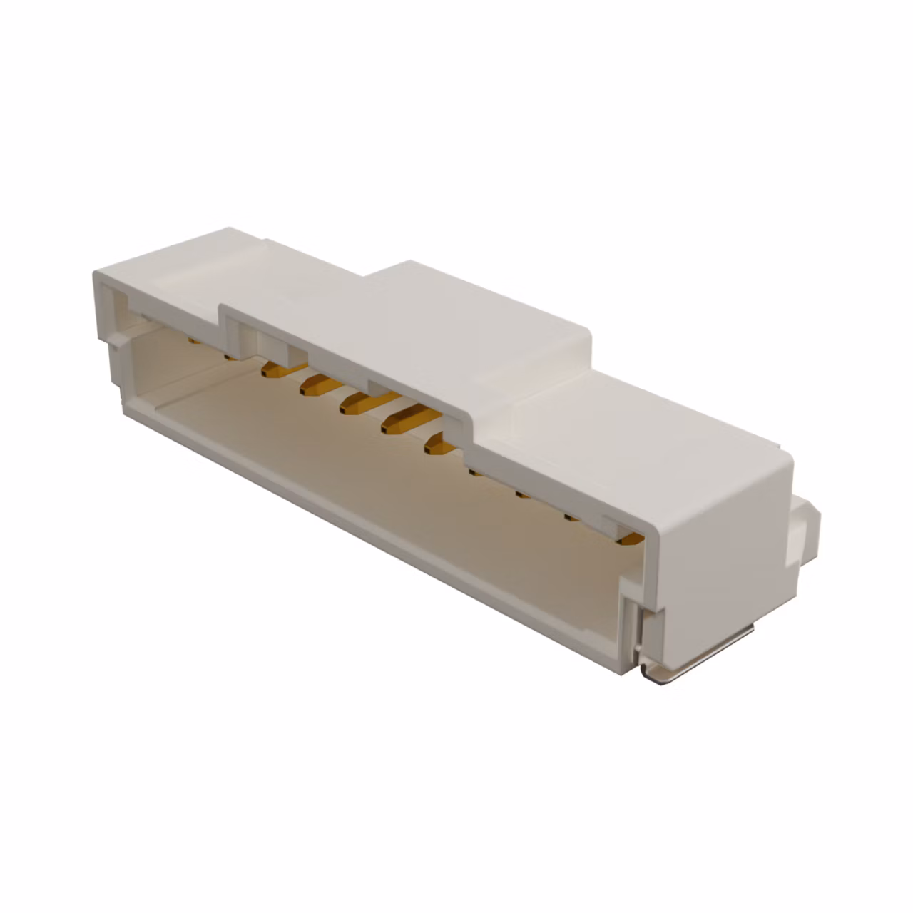 DuraClik Wire-to-Board Header, Single Row, Right-Angle, 11 Circuits, Gold (Au) Plating, Natural for sale