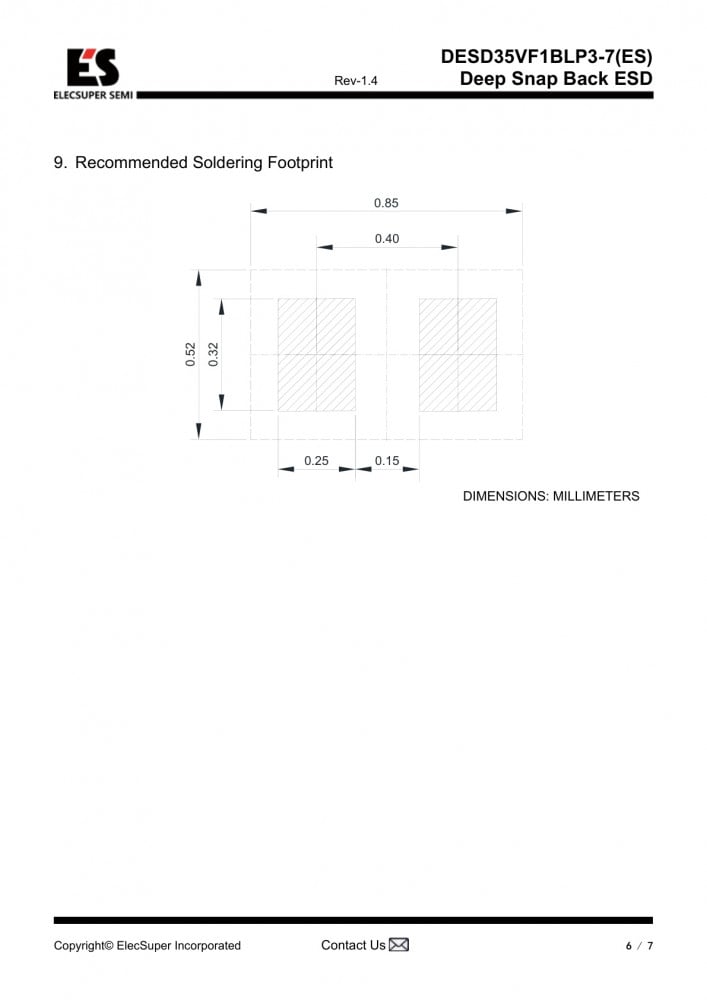 DESD35VF1BLP3-7(ES) datasheet page 6