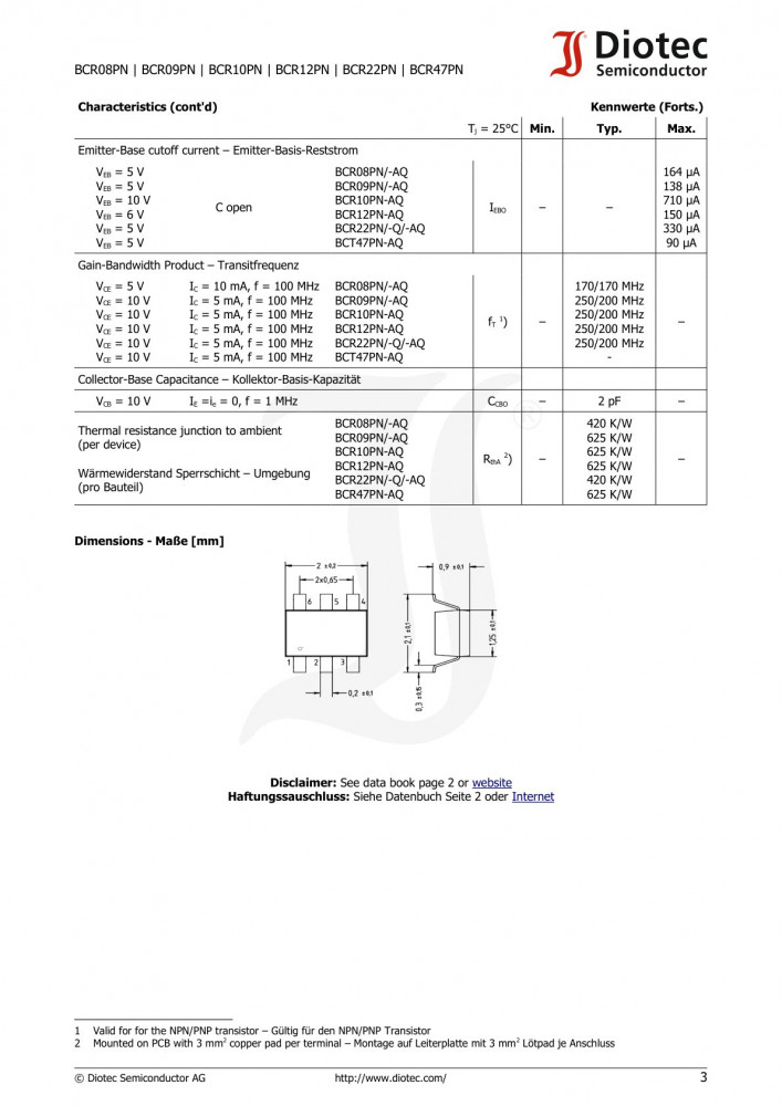 BCR22PN-AQ datasheet page 3
