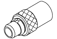 MMCX Plug, Straight, Solder, RG-405 (.086