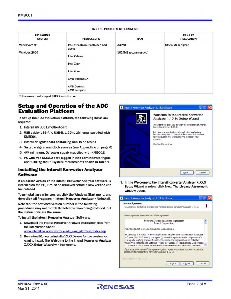 KDC5612EVAL technical document page 2