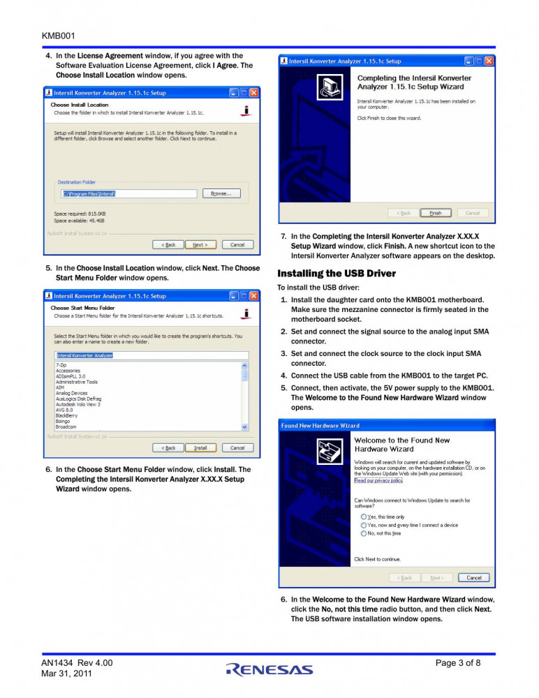 KDC5612EVAL technical document page 3