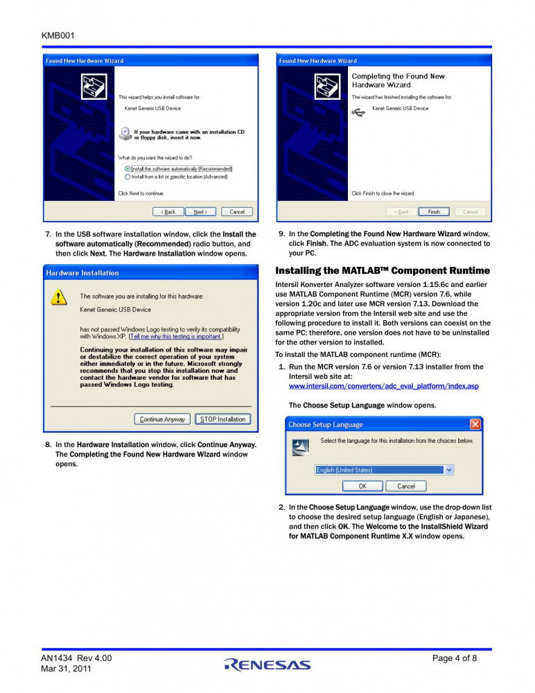 KDC5612EVAL technical document page 4