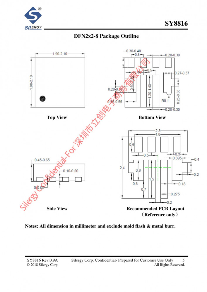 SY8816DFC datasheet page 5