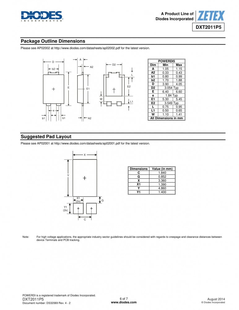 DXT2011P5-13 datasheet page 6
