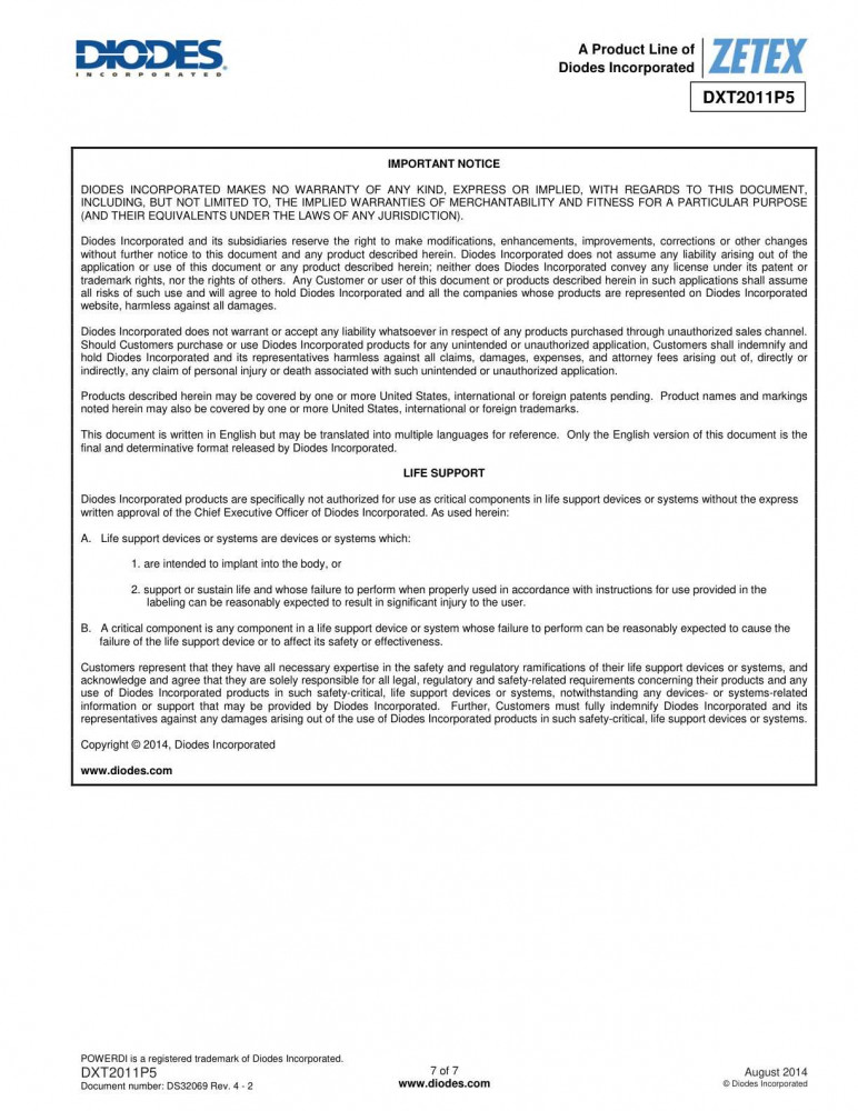 DXT2011P5-13 datasheet page 7