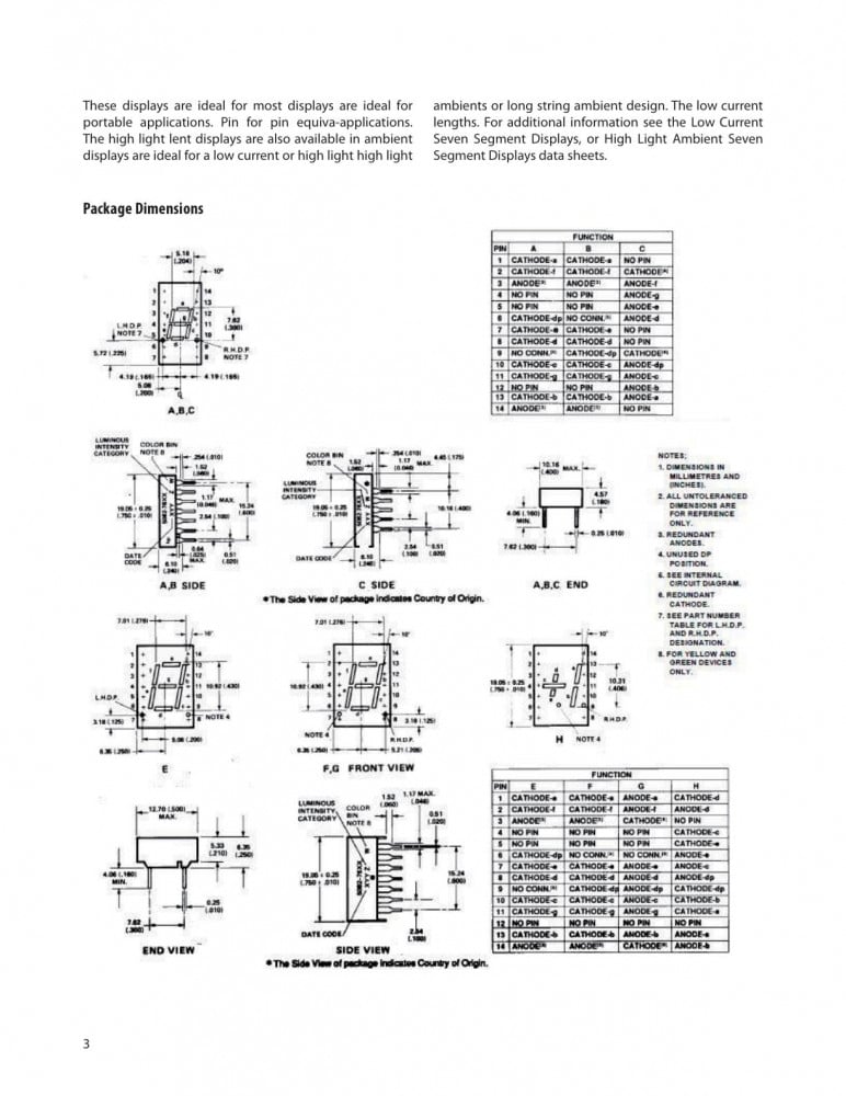 5082-7611 datasheet page 3