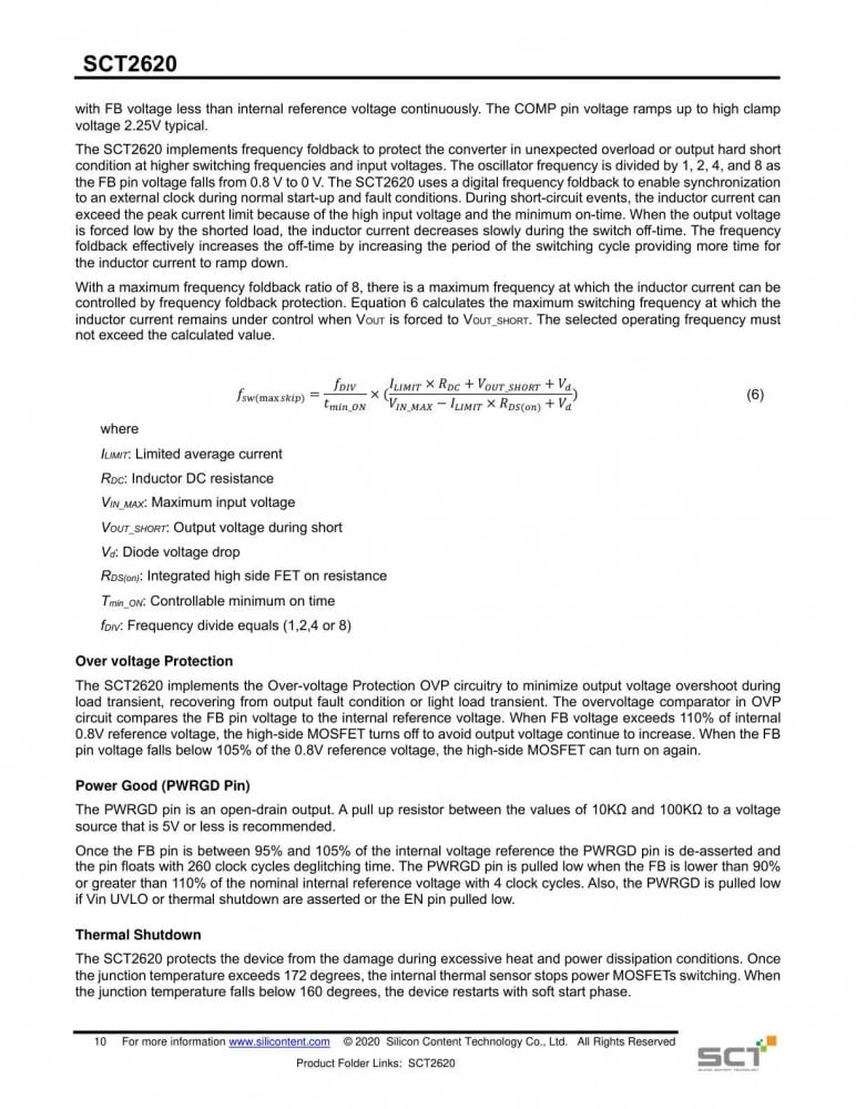 SCT2620MRER datasheet page 10