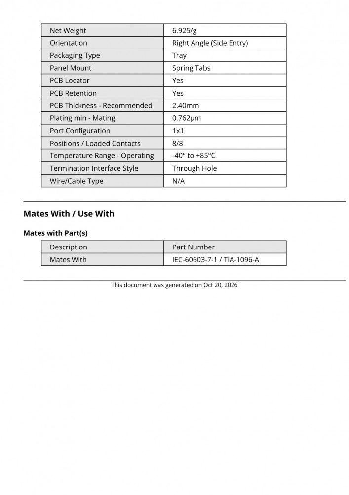 Product documentation page 3
