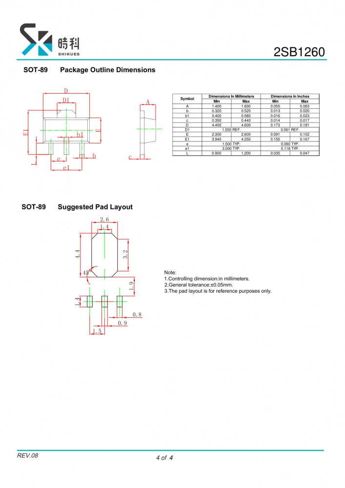 2SB1260R datasheet page 4