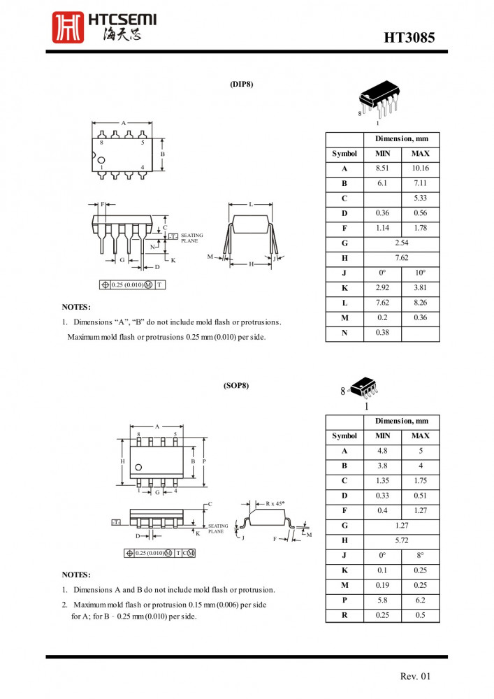 HT3085ARZ technical document page 6