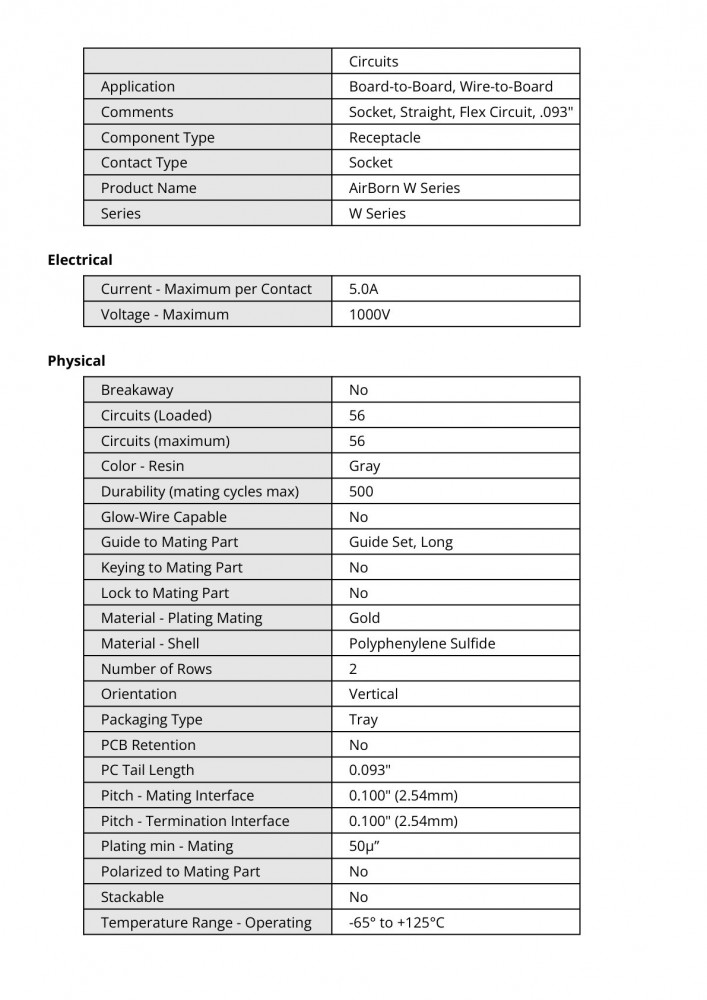 WTAX56SAF6SYL technical document page 2