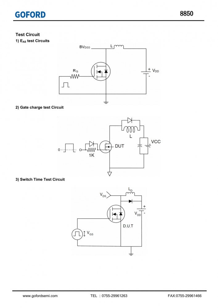 GOFORD 8850 datasheet page 4