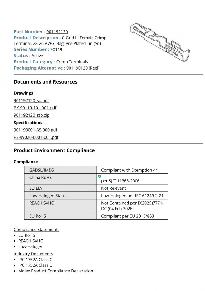 901192120 technical document preview, page 1