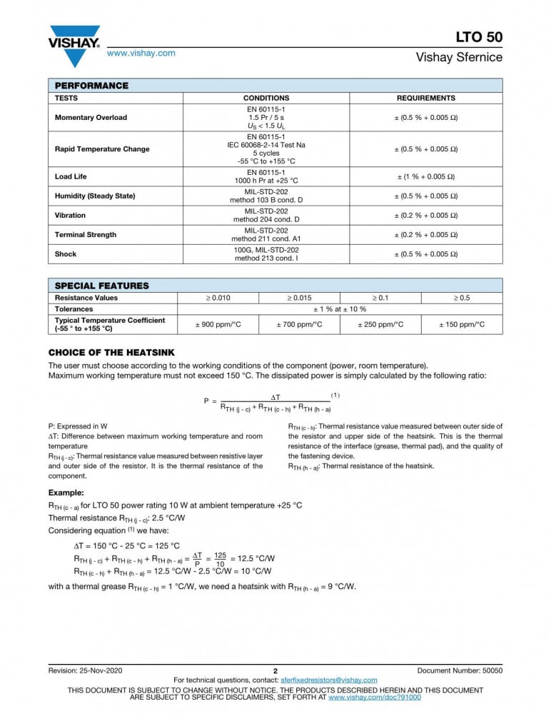 LTO050F4R700JTE3 datasheet page 2