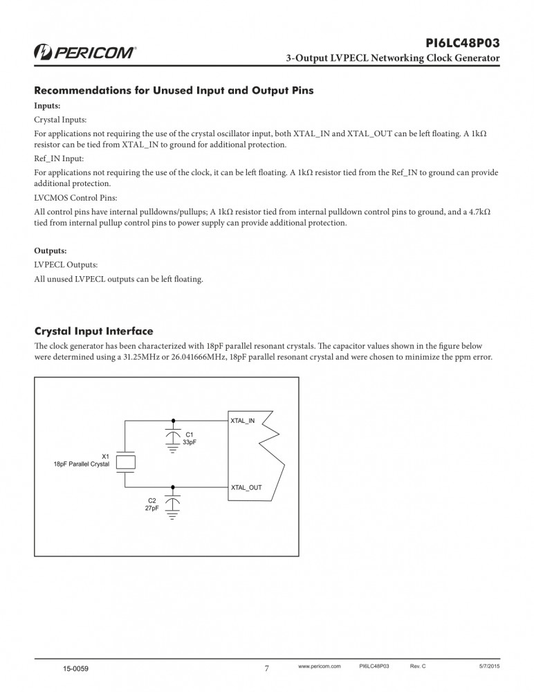 PI6LC48P03LEX datasheet page 7