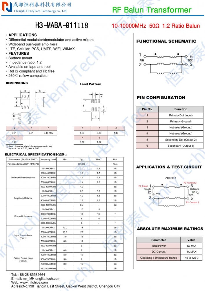 H3-MABA-011118 datasheet page 1