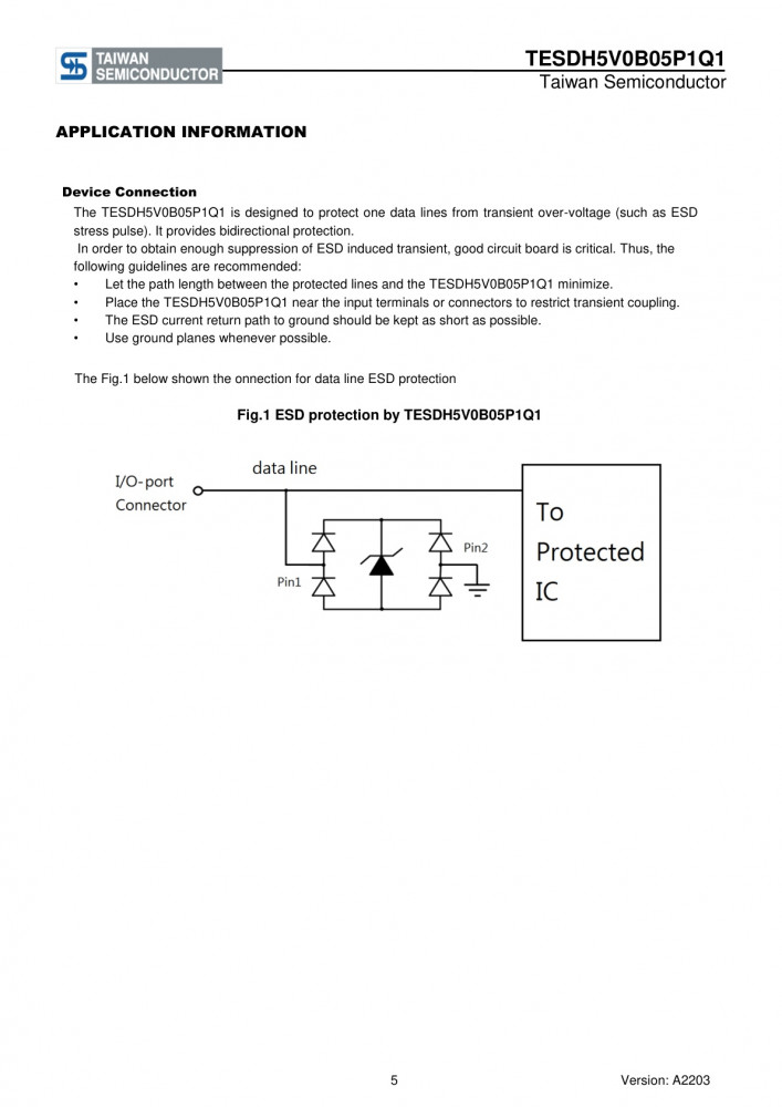 TESDH5V0B05P1Q1 datasheet page 5