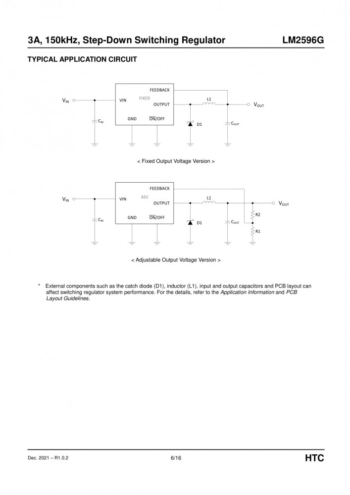 LM2596G datasheet page 6