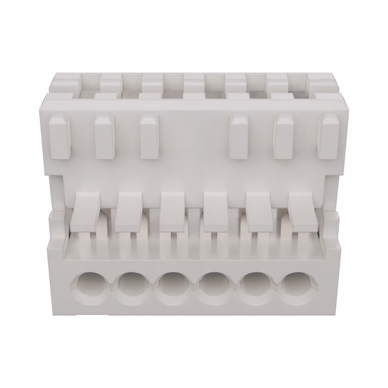 Appli-Mate RAST 2.5 IDT Housing, 2.50mm Pitch, Direct/Indirect, Female, 6 Circuits, Position Key D Removed for sale