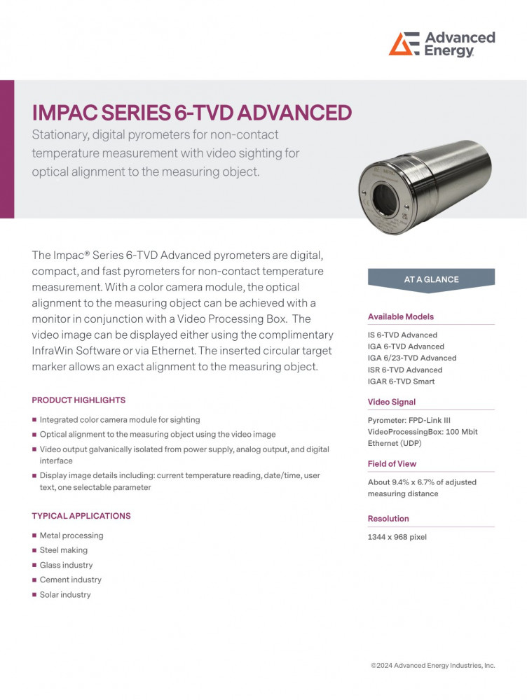IMPAC Series 6-TVD Advanced document page 1