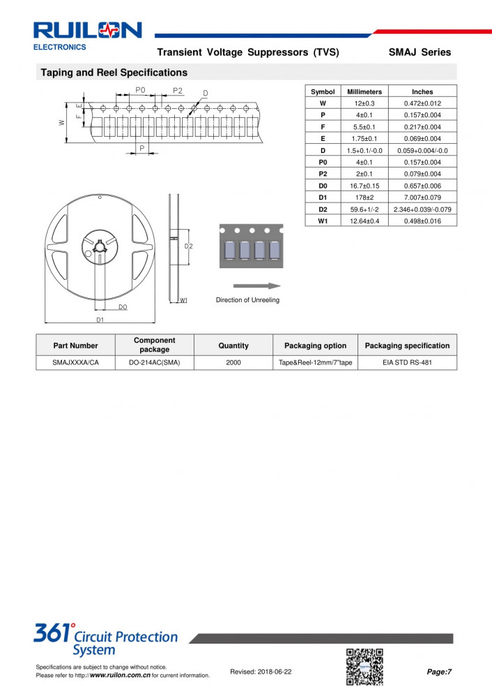 SMAJ54A datasheet page 7