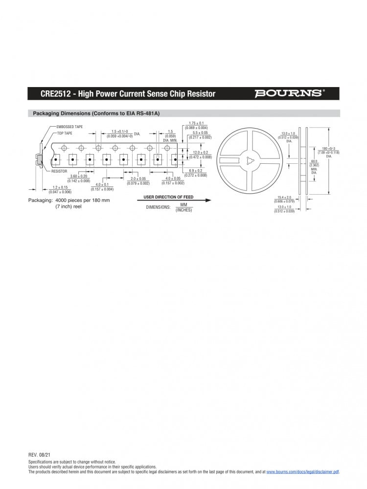 CRE2512 datasheet page 3