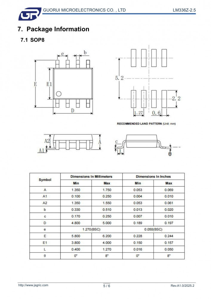 LM336Z-2.5 datasheet page 5