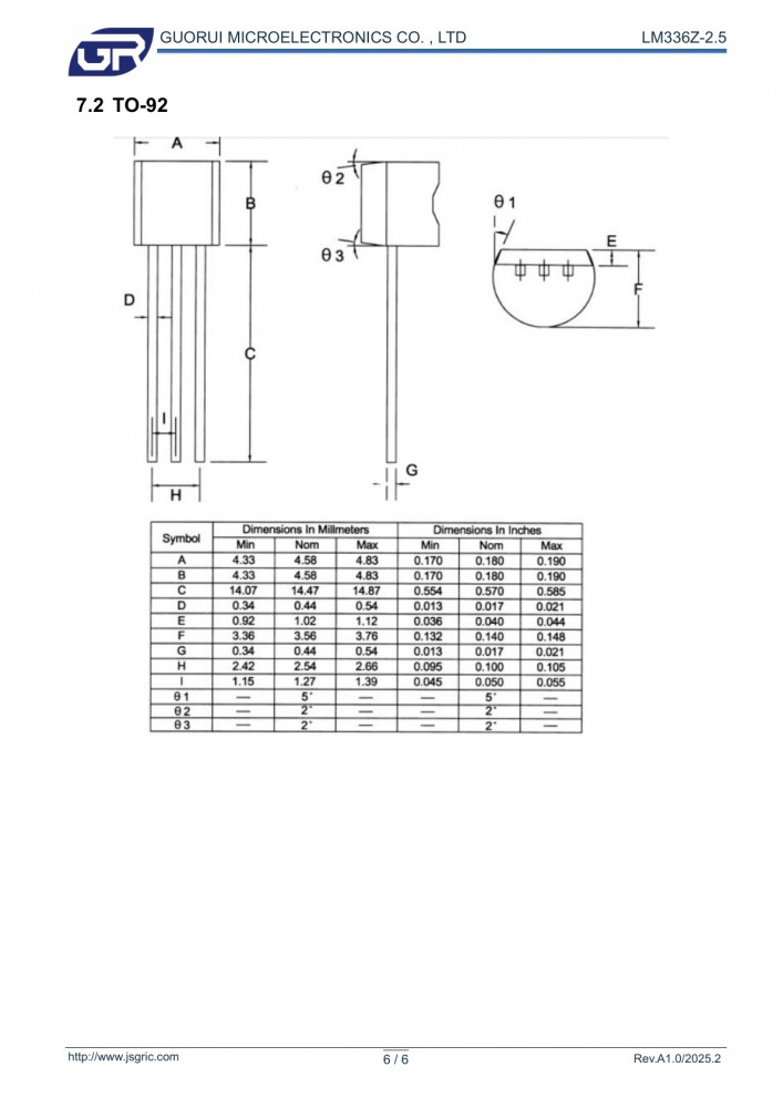 LM336Z-2.5 datasheet page 6