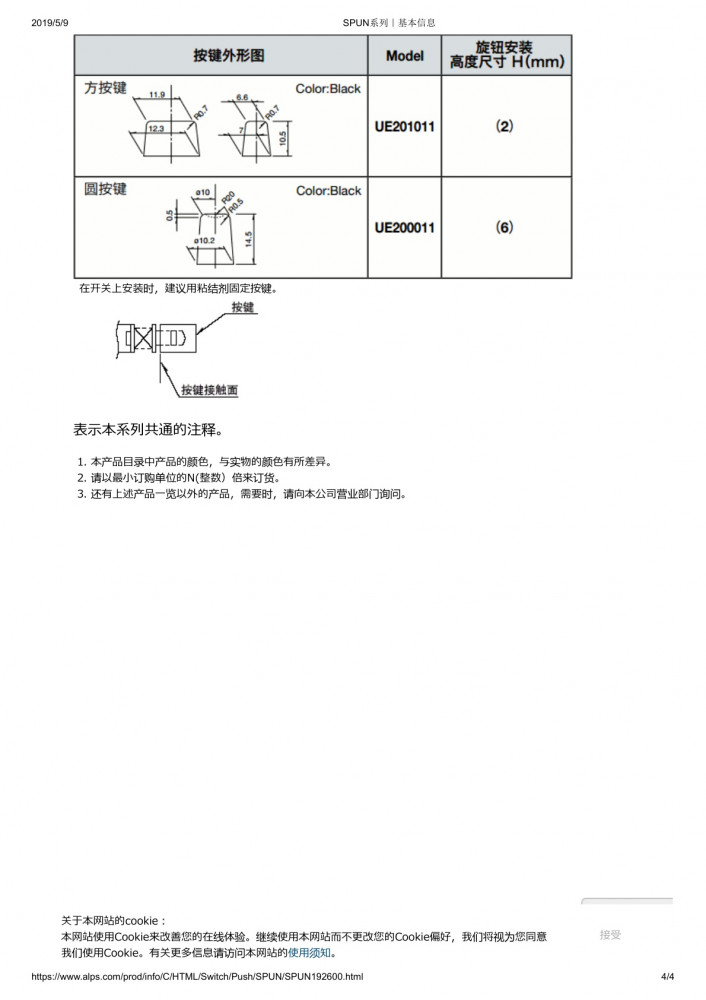 SPUN192600 technical document page 4