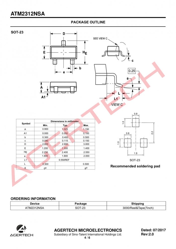 ATM2312NSA datasheet page 4