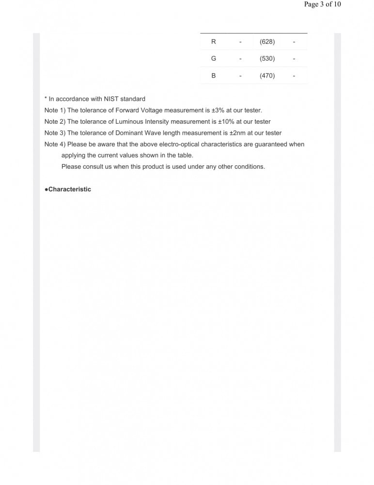 CL-426F-AA-SD-TS datasheet page 3