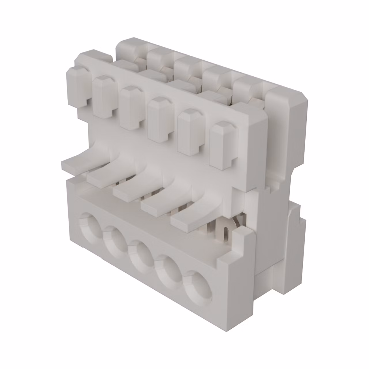 Appli-Mate RAST 2.5 Female Connector, 2.50mm Pitch, 5 Circuits, All Position Keys, Open Endwalls for sale