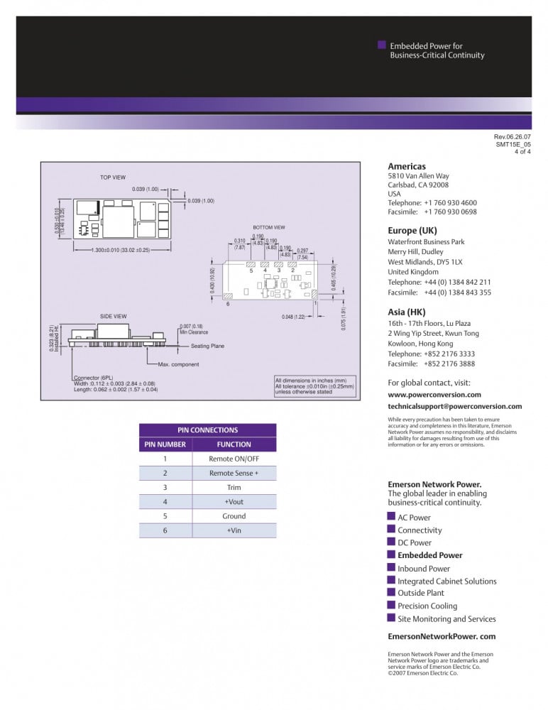 SMT15E-05W3V3J datasheet page 4