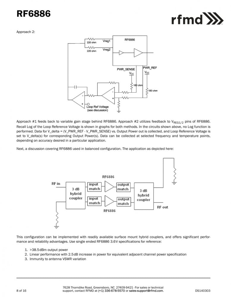 RF6886 datasheet page 8