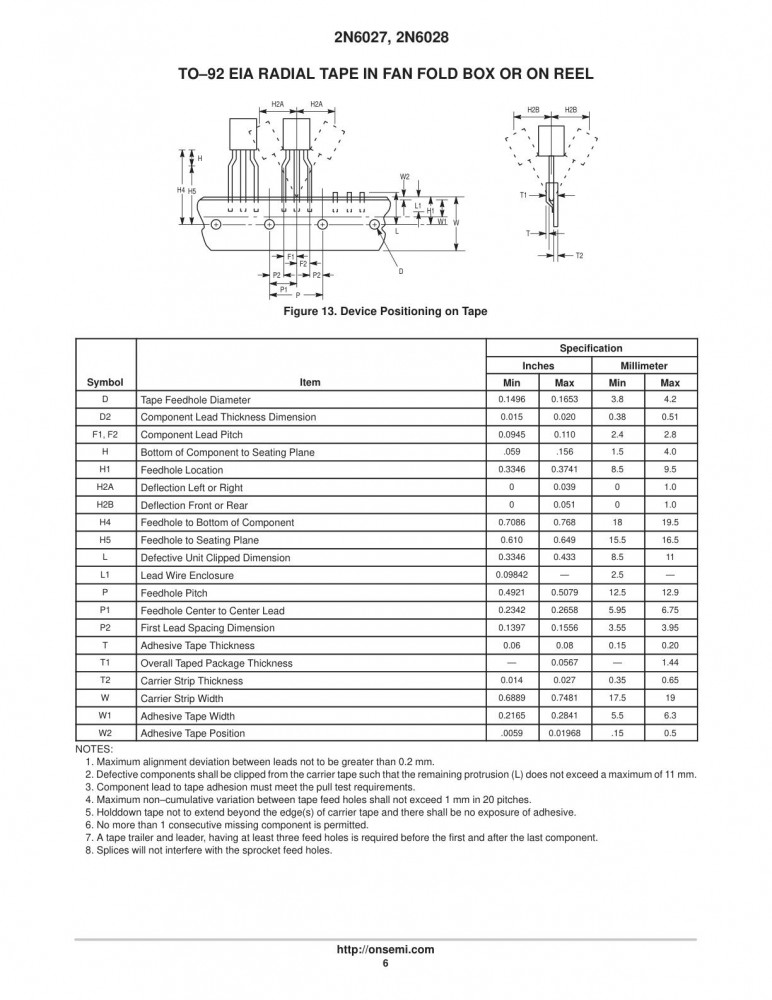 2N6027 datasheet page 6