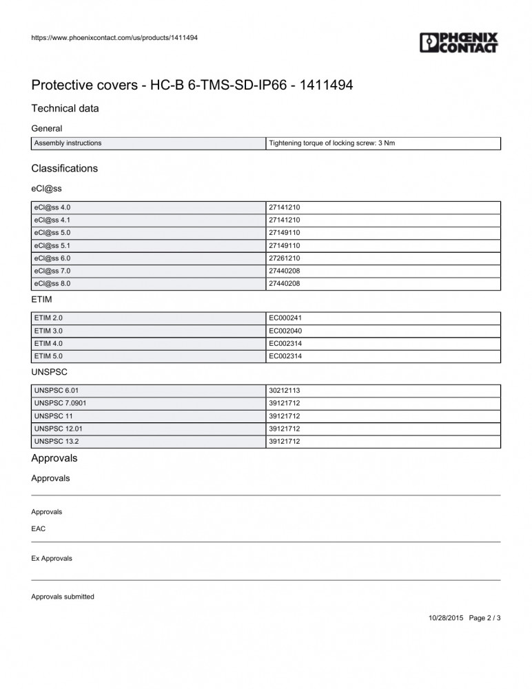 Phoenix Contact 1411494 product document page 2