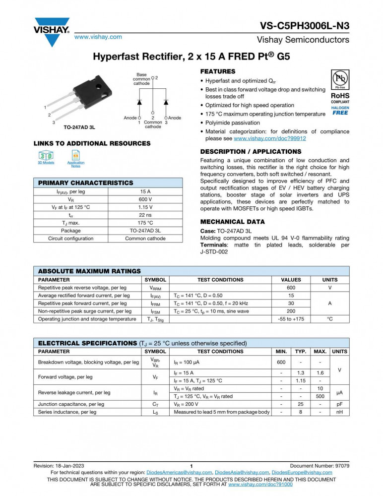 VS-C5PH3006L-N3 datasheet page 1