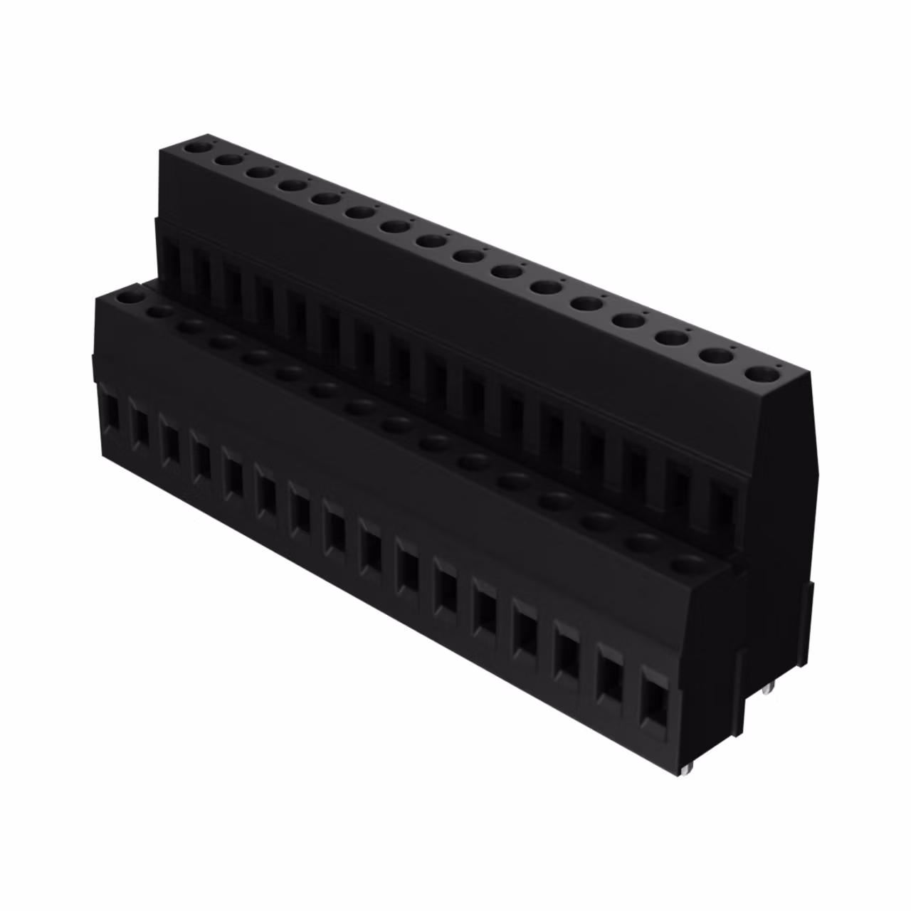 5.08mm Pitch Beau Eurostyle High Profile, Two Level Terminal Block, Modular, 32 Circuits for sale