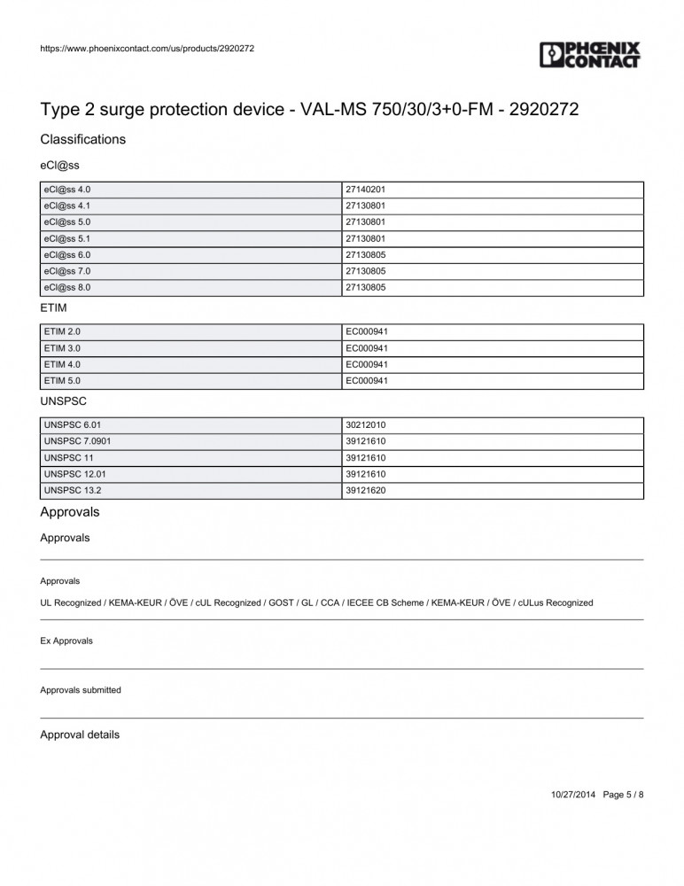 Phoenix Contact 2920272 technical document page 5