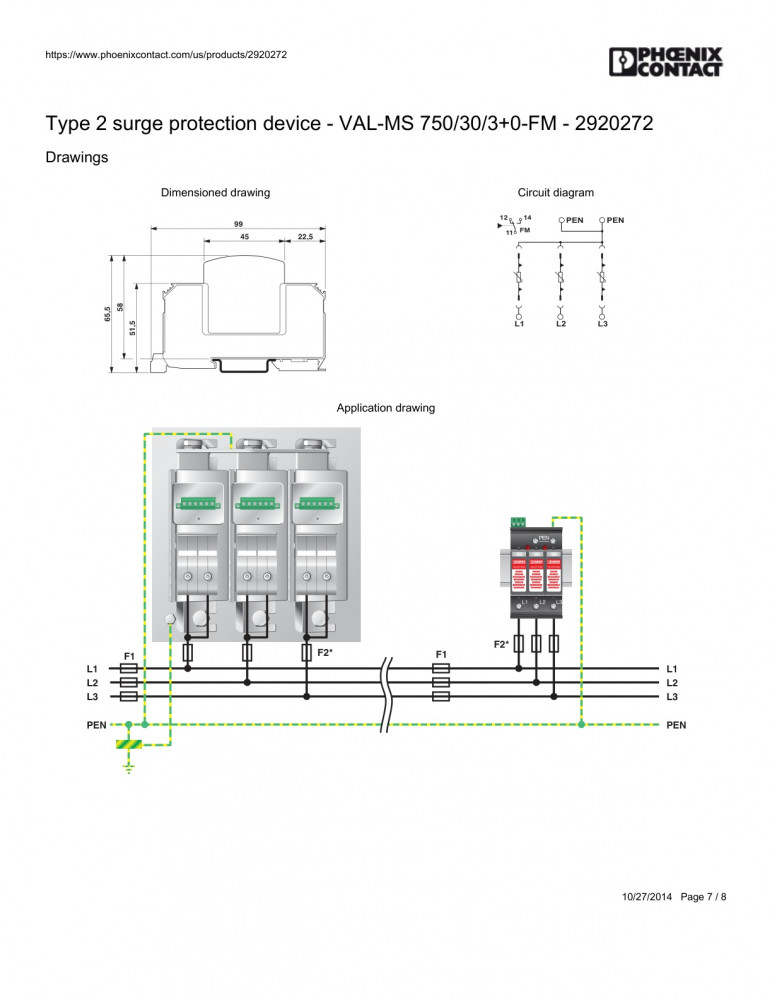 Phoenix Contact 2920272 technical document page 7