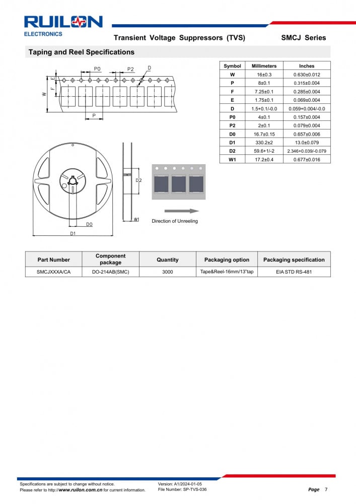 Slkor SMCJ64CA datasheet page 7