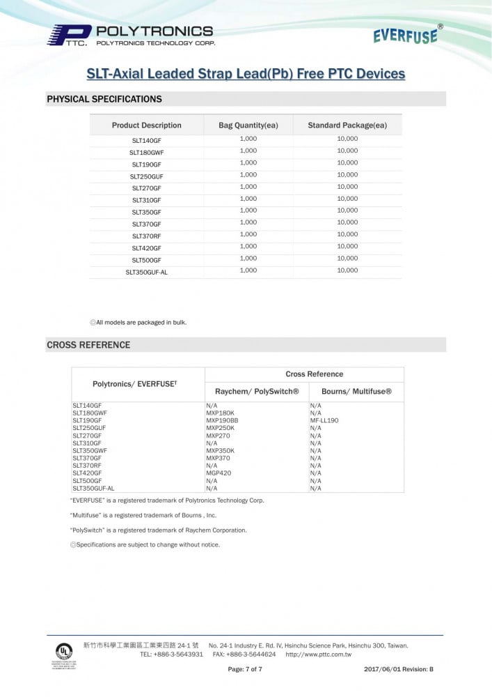 SLT270RF-AD datasheet page 7