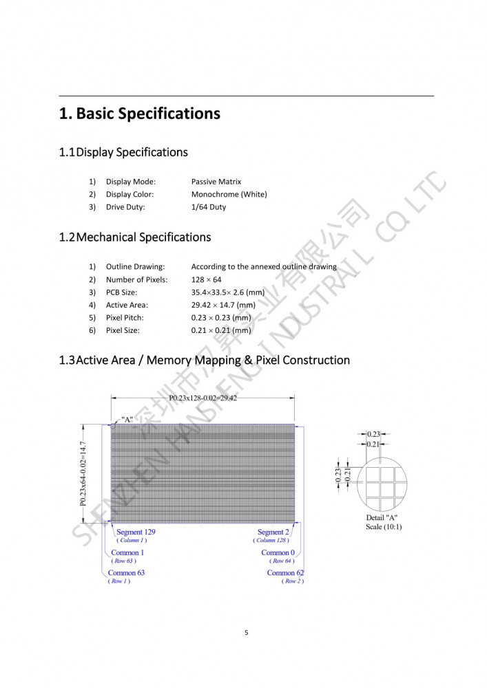 HS13L01 datasheet page 5