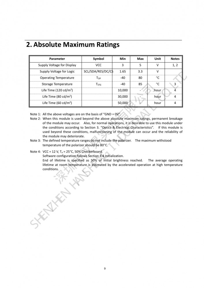 HS13L01 datasheet page 9