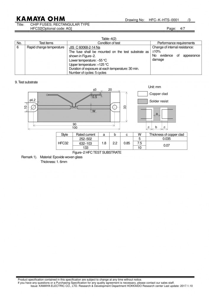 KAMAYA HFC32 specification page 5